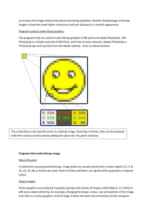 Unit 13 | DOCX | Graphics Software | Computer Software and Applications