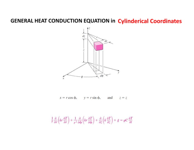 General Heat Conduction Equation | PDF