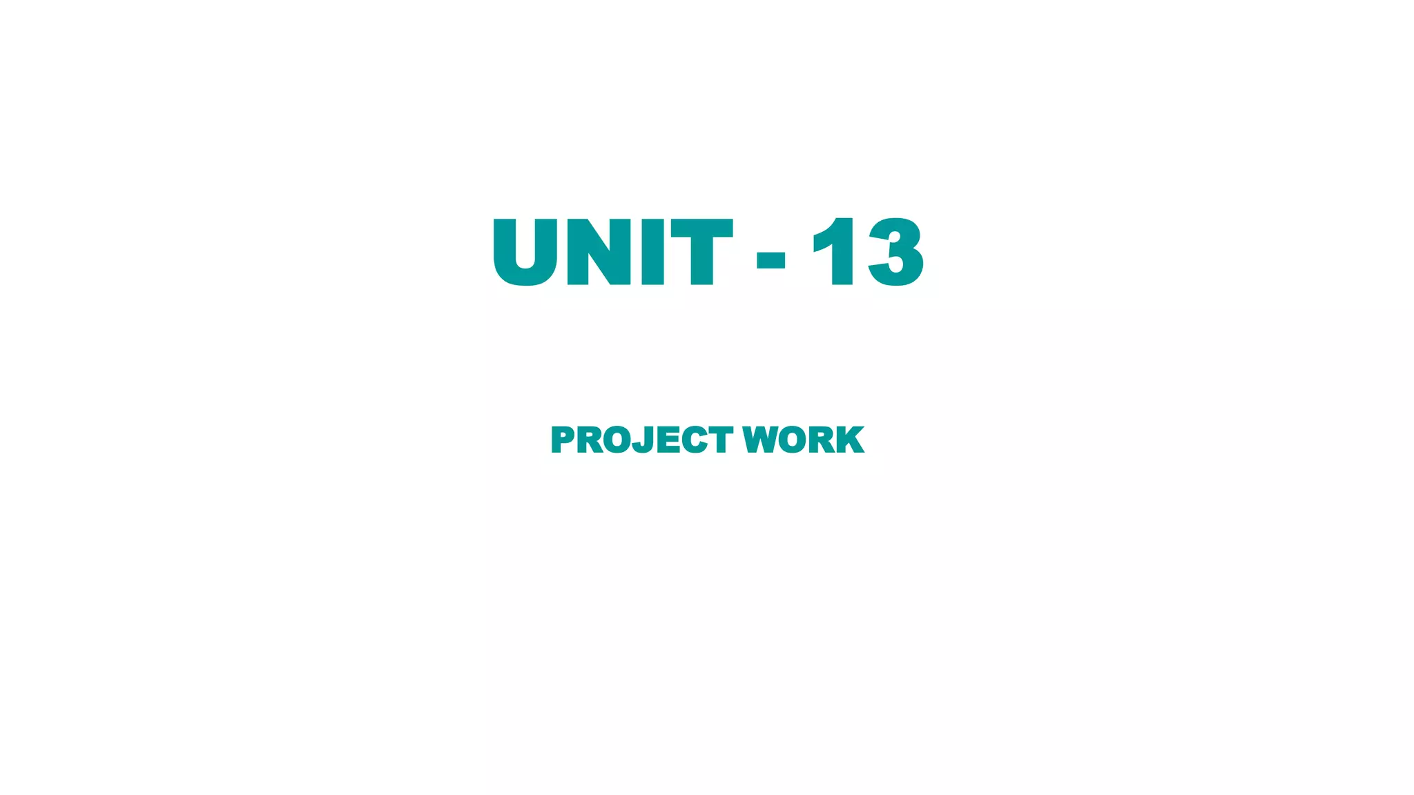 Business studies +2 Unit 13 | PPT
