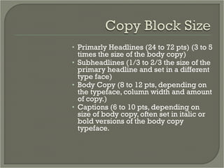 Unit 13 Typography | PPT