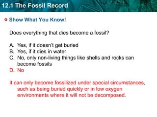 Unit 13a Fossil record and geologic time scale | PPTX
