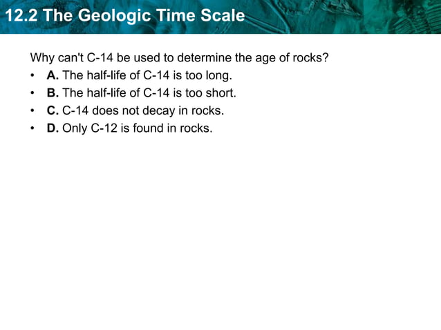 Unit 13a Fossil record and geologic time scale | PPT