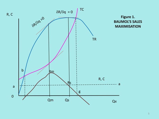 Baumol’s theory of sales maximisation | PPSX