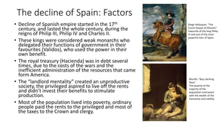 Unit 13 decline of spanish empire | PPTX