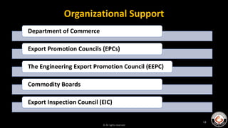 Foreign Trade Promotion in the Indian Context Incentives ...