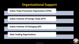 Foreign Trade Promotion in the Indian Context Incentives ...