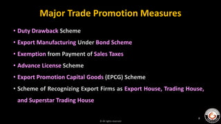 Foreign Trade Promotion in the Indian Context Incentives ...