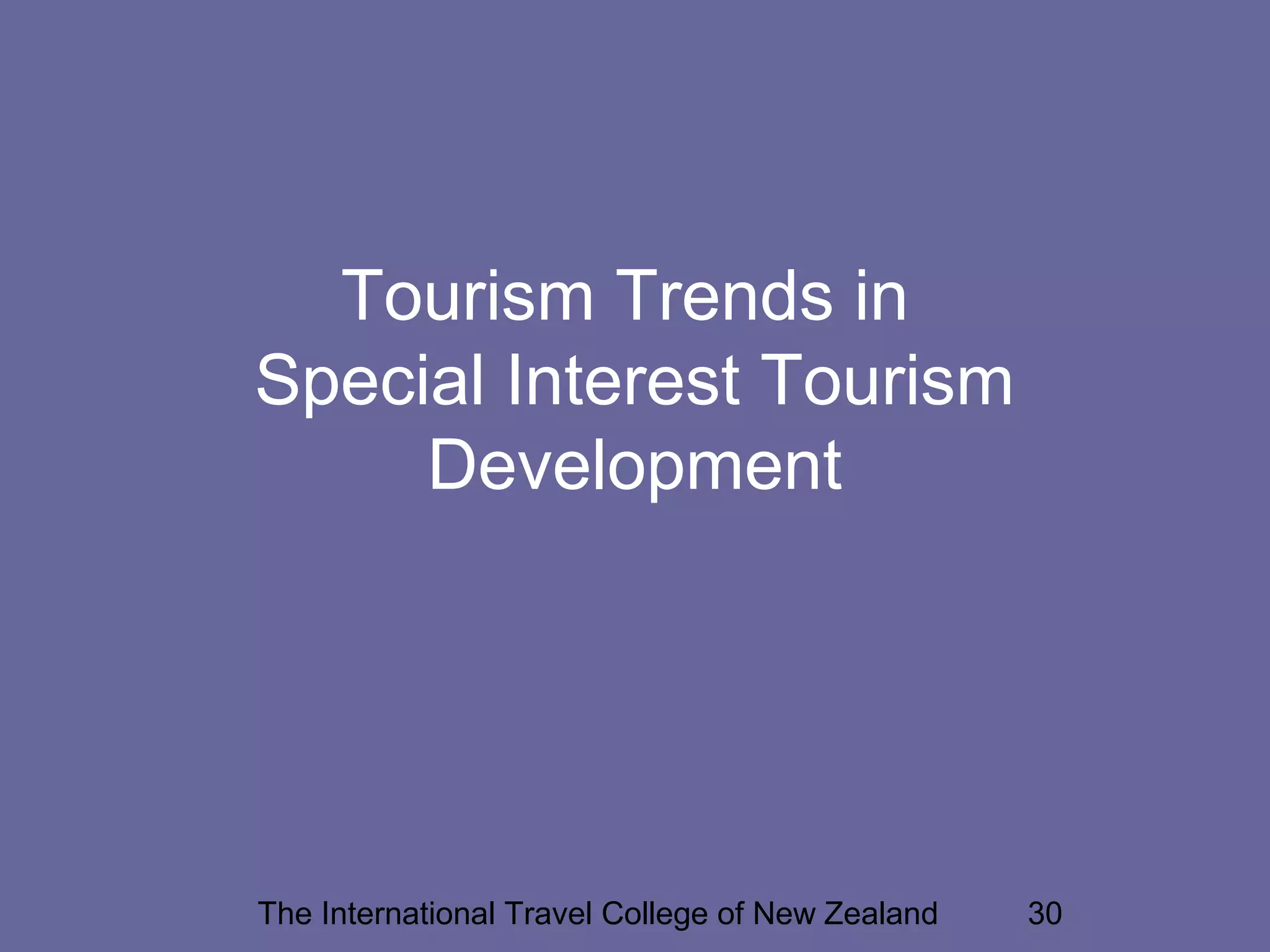 Special Interest Tourism | PPT