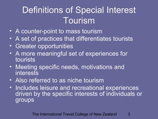 Special Interest Tourism | PPT