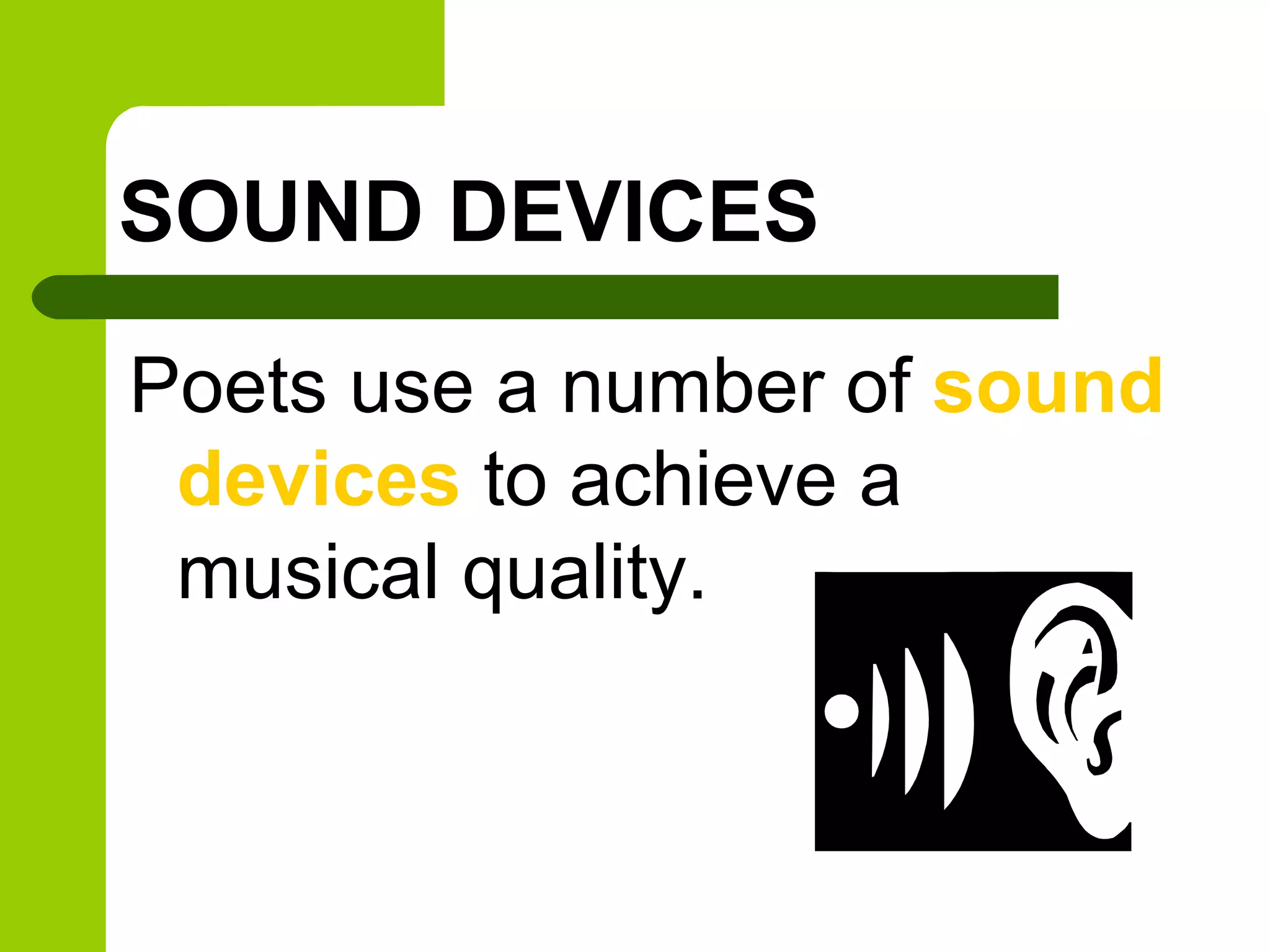 Unit 13 lesson 3 sound devices | PPT