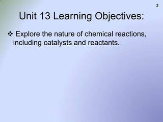 Unit 13 Chemical Reactions | PPTX