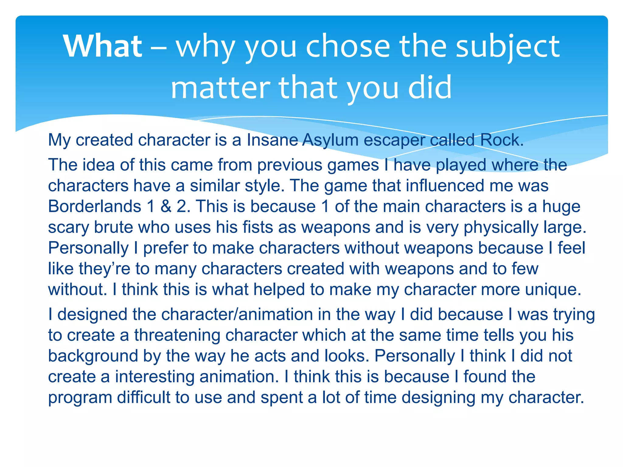 Unit 13 – task 4 evaluation | PPT