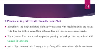 Quality control and Standardization (Evaluation Parameter) of Herbals | PPT