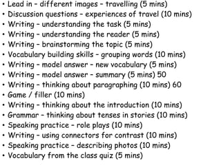 Unit 14 - Describing a journey - Writing a story.pptx
