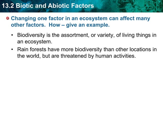 Unit 14a Relationships, biotic, and abiotic factors | PPTX