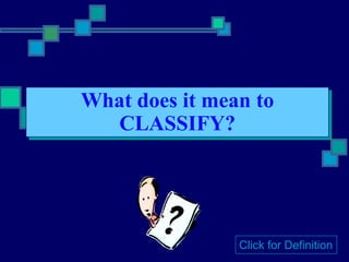 Unit14 classificationremediationflashcards | PPTX | Biological Sciences ...