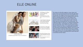 Unit 14 digital magazine production | PPTX