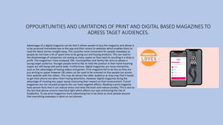 Unit 14 digital magazine production | PPTX