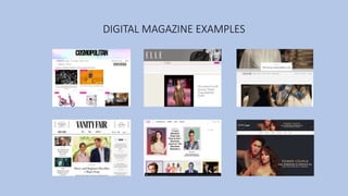 Unit 14 digital magazine production | PPT