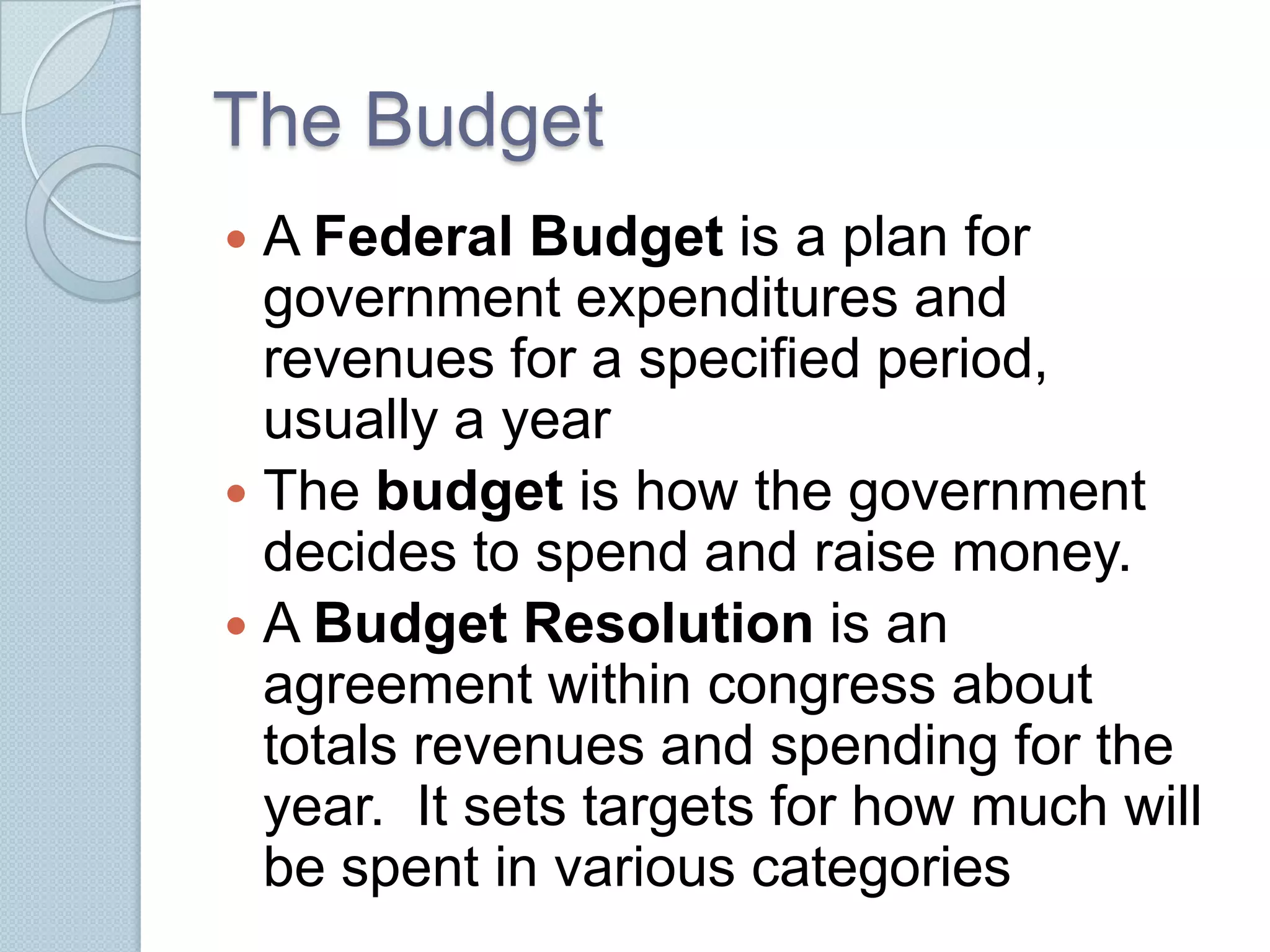 Unit 14 government spending | PPTX
