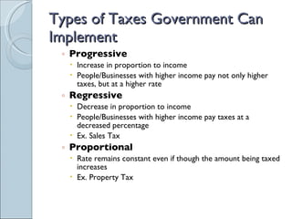Unit 14 government spending and revenue | PPT
