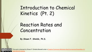 Chem 2 - Introduction to Chemical Kinetics II | PPTX | Chemistry | Science