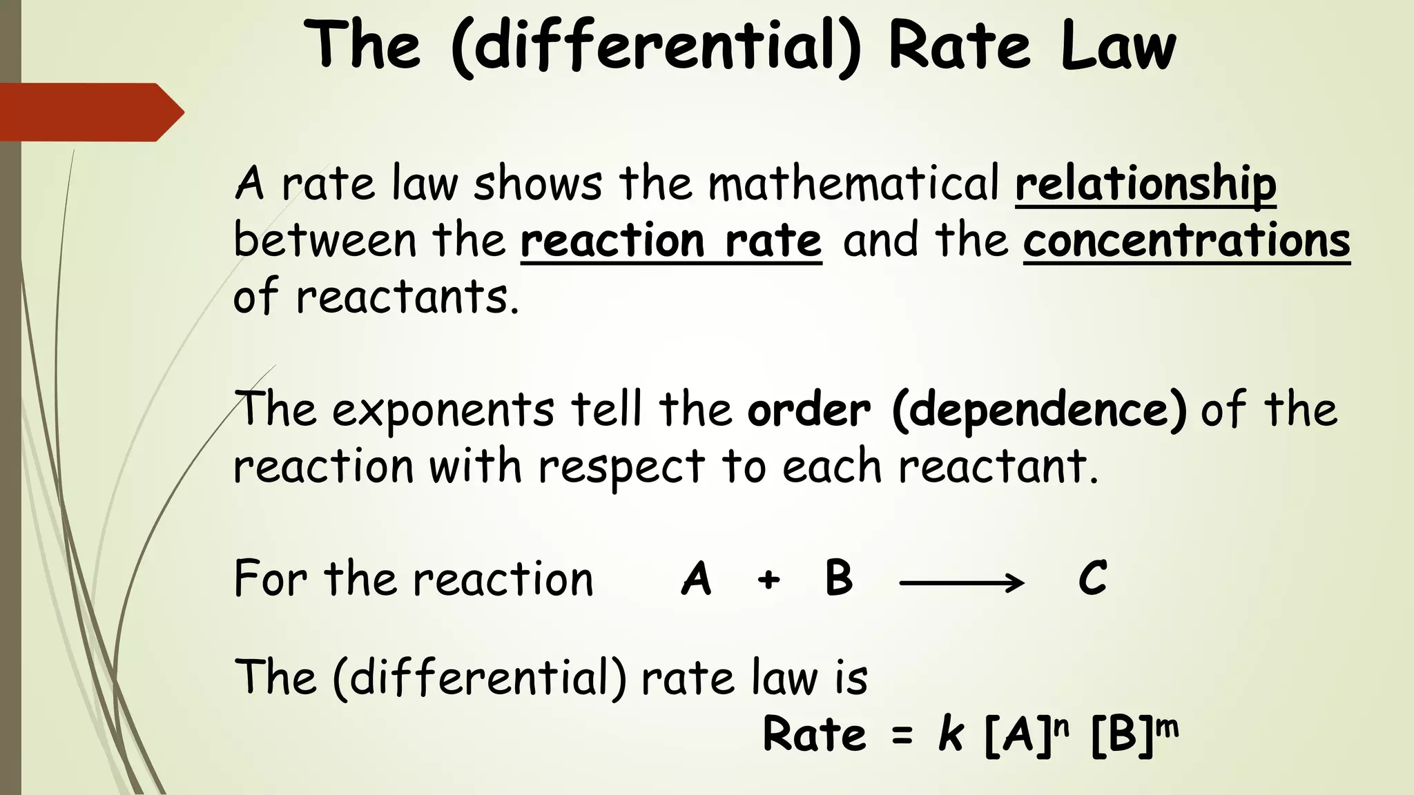 Chem 2 - Chemical Kinetics III - Determining the Rate Law with the ...