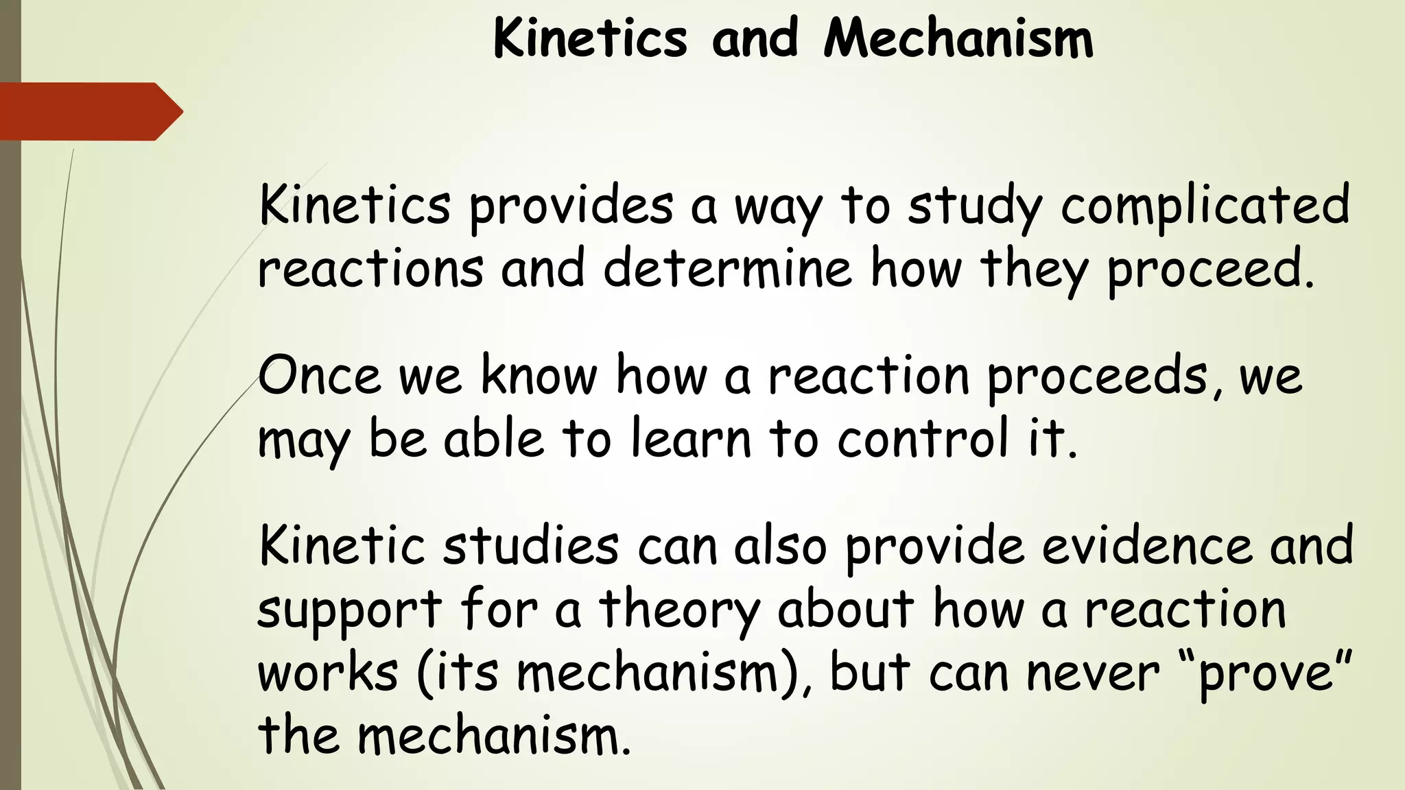 Chem 2 - Chemical Kinetics I: Introduction and Factors Affecting ...
