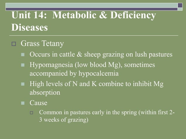 Metabolic & Deficiency Diseases.ppt | Endocrine and Metabolic Diseases ...