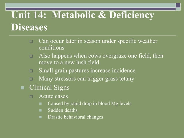 Metabolic & Deficiency Diseases.ppt | Endocrine and Metabolic Diseases ...