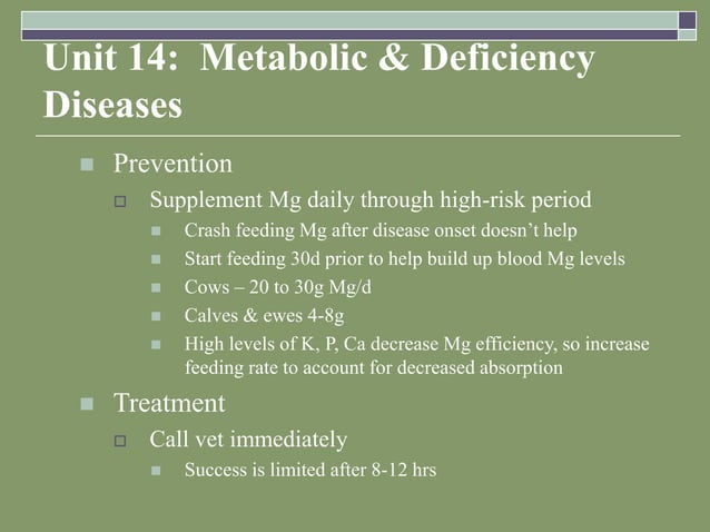 Metabolic & Deficiency Diseases.ppt | Endocrine and Metabolic Diseases ...