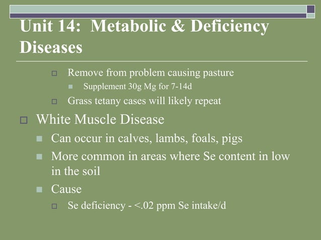 Metabolic & Deficiency Diseases.ppt | Endocrine and Metabolic Diseases ...