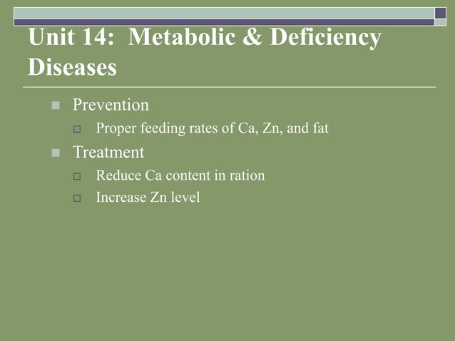 Metabolic & Deficiency Diseases.ppt | Endocrine and Metabolic Diseases ...