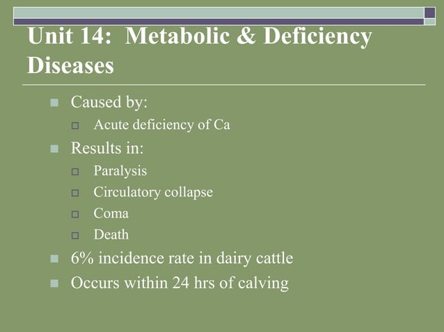 Metabolic & Deficiency Diseases.ppt | Endocrine and Metabolic Diseases ...