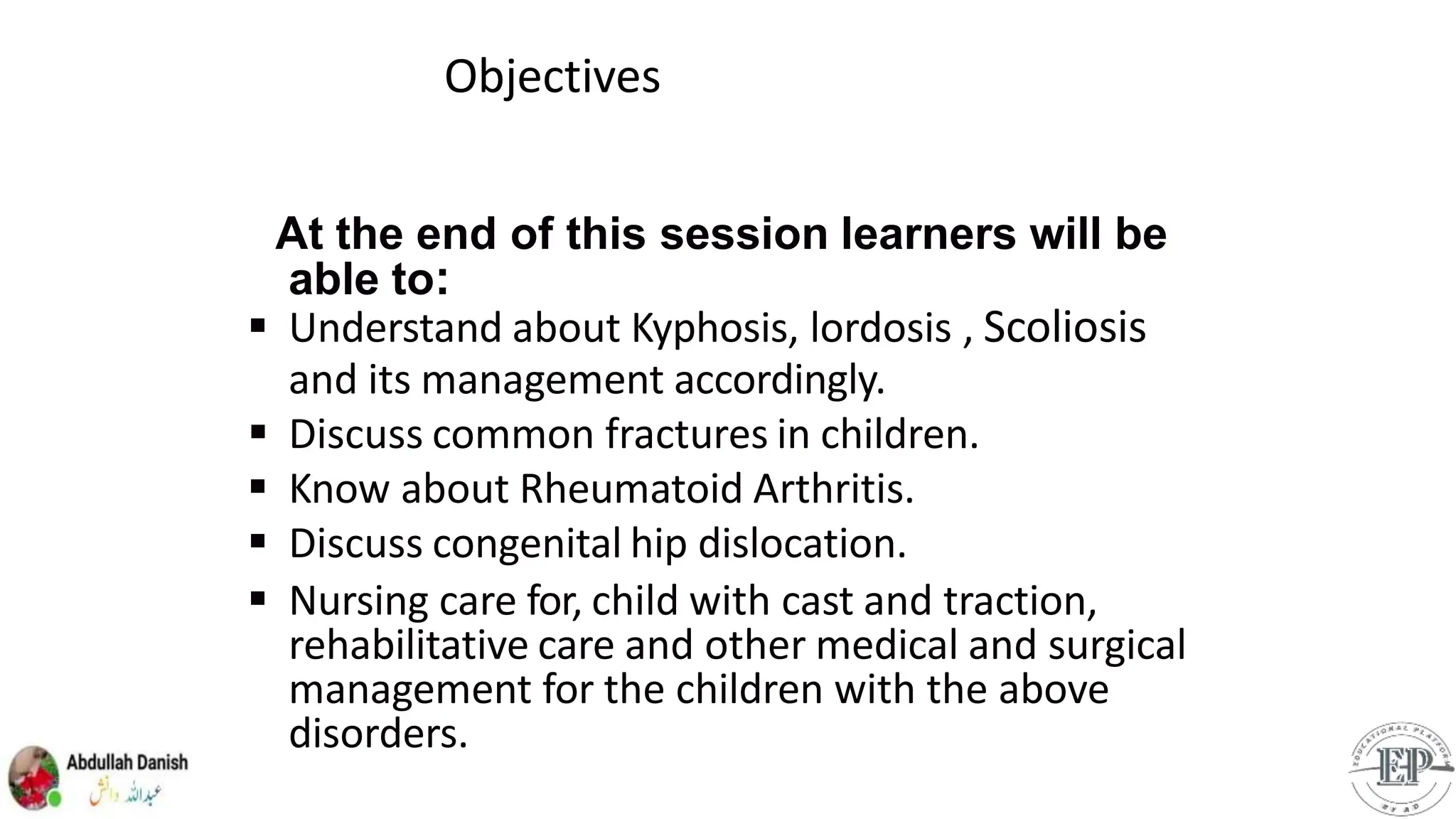 Unit 14; Musculo-skeletal dysfunctions in Children.pptx