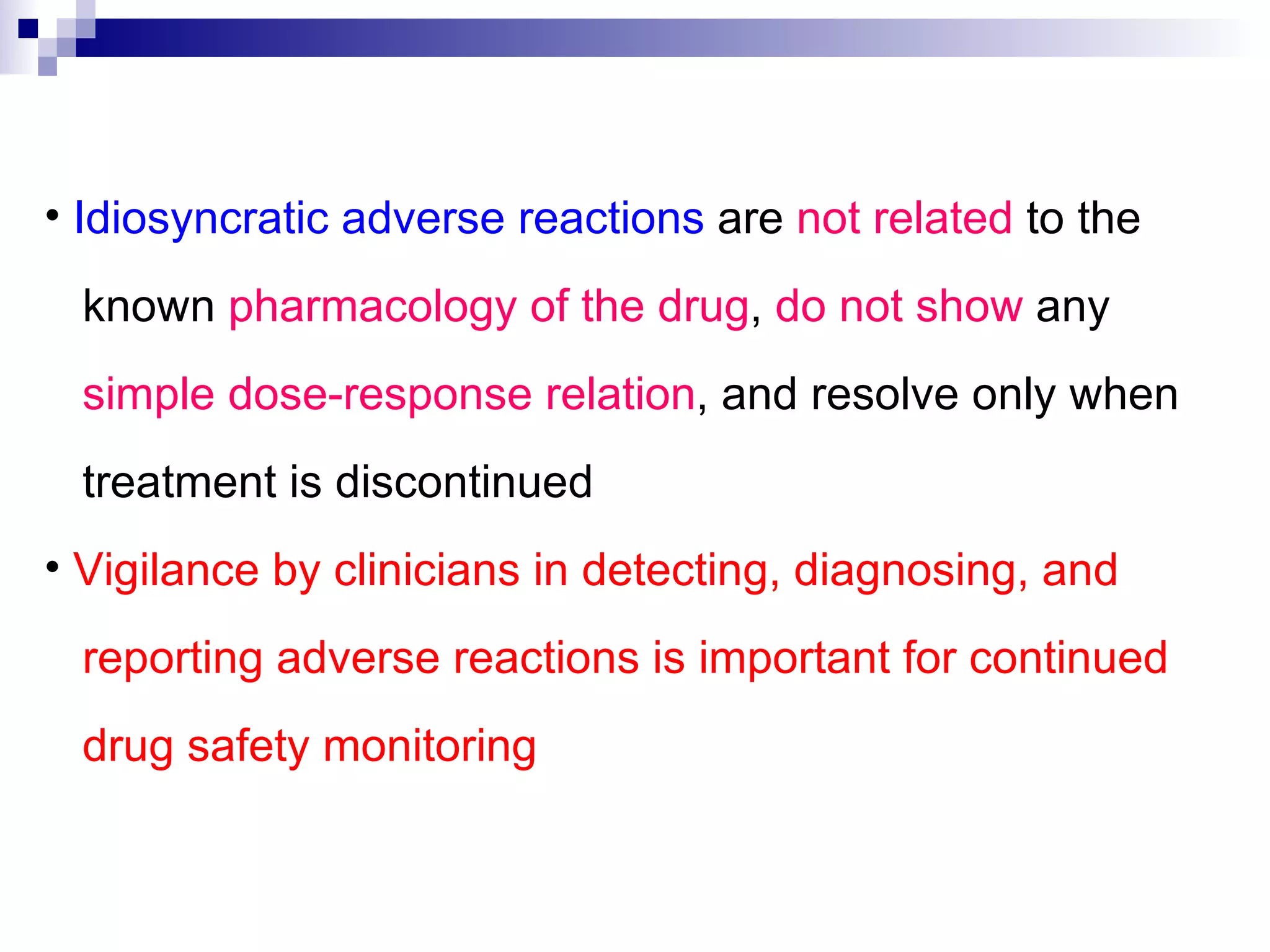 Adverse Drug Reactions and Drug Allergy Adverse Drug Reactions and Drug ...