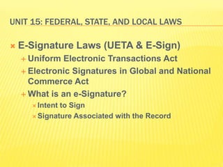 Unit 15 | PPT | Free Download