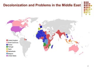 Unit 15 - Decolonization and problems in the Middle EAst | PPT