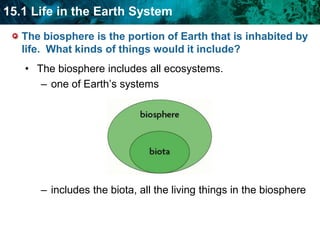 Unit 15b Biosphere climate and biomes | PPTX