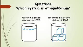 Chem 2 - Chemical Equilibrium I: What is Equilibrium | PPTX