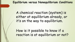 Chem 2 - Chemical Equilibrium VII: The Reaction Quotient Q for Non ...