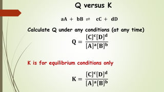 Chem 2 - Chemical Equilibrium VII: The Reaction Quotient Q for Non ...
