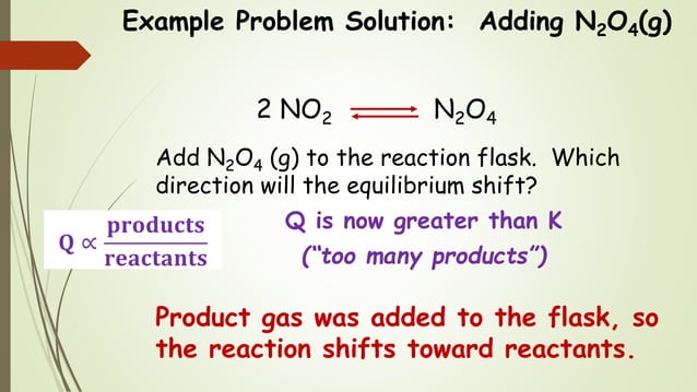 Chem 2 - Chemical Equilibrium VIII: Le Chatelier's Principle- Concepts ...