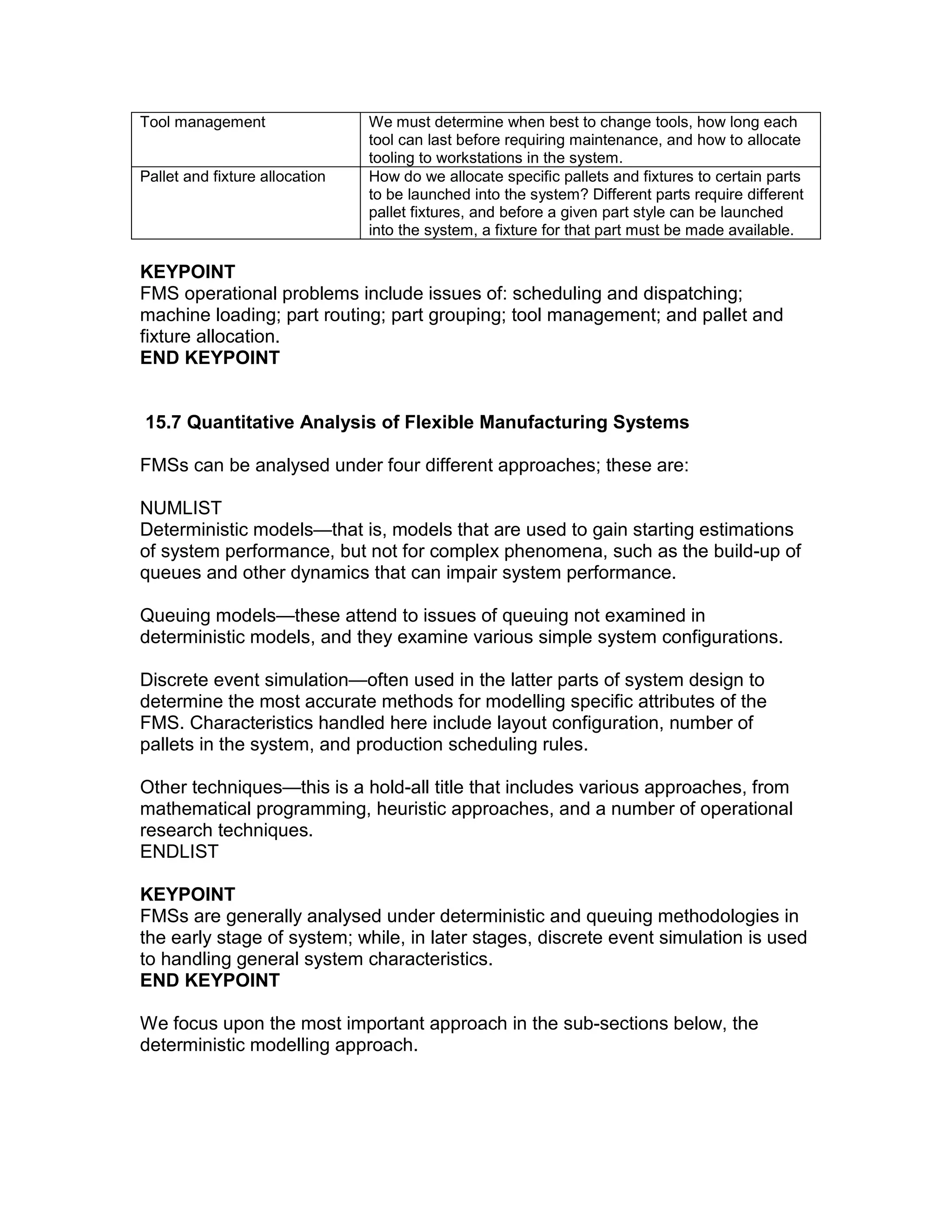 Flexible Manufacturing Systems | PDF