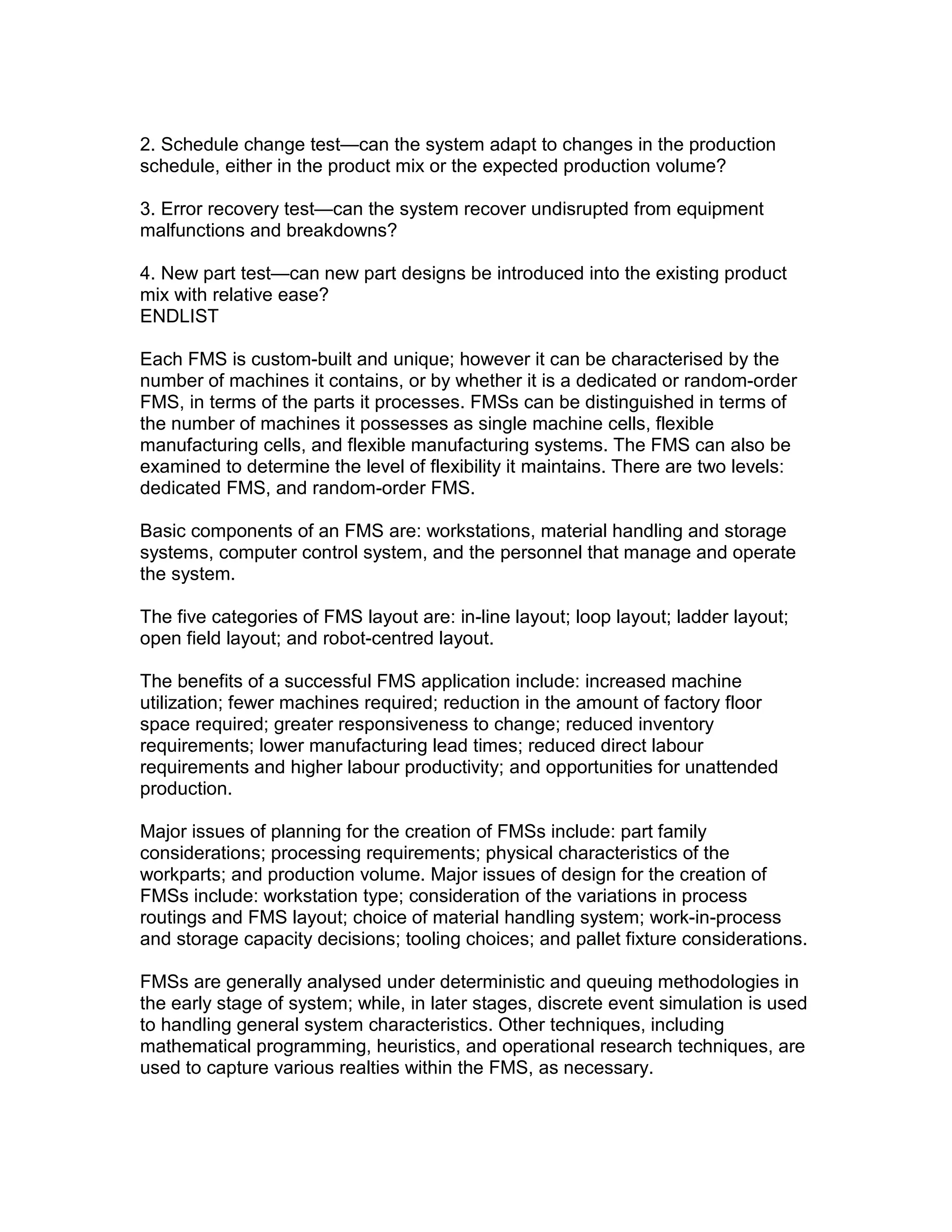 Flexible Manufacturing Systems | PDF