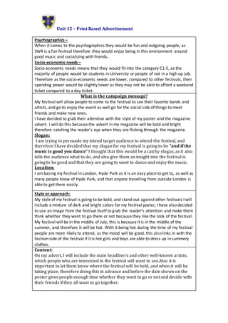 Serena Keogh Unit 15 lo2 – proposal | PDF