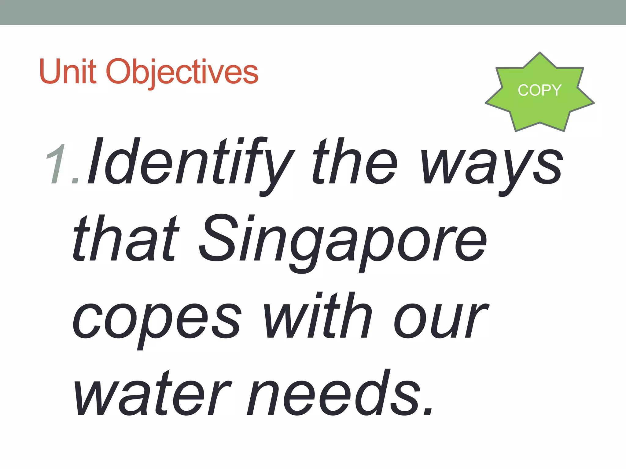 sec 2 Unit 15 water supply in singapore | PPTX