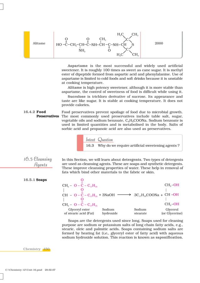 Ncert Class 12 Chemistry Chapter 16 | PDF