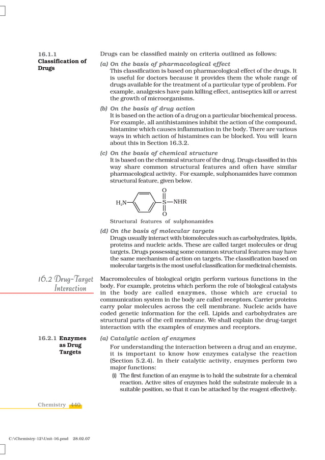 Ncert Class 12 Chemistry Chapter 16 | PDF