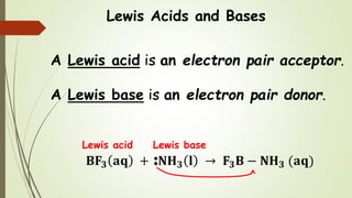 Chem 2 - Acid-Base Equilibria I: The Basics of Acids and Bases | PPTX